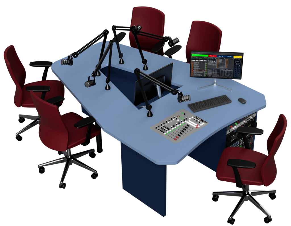 Top Desk L Mobilier Radio - Vidéo - SL Technologie